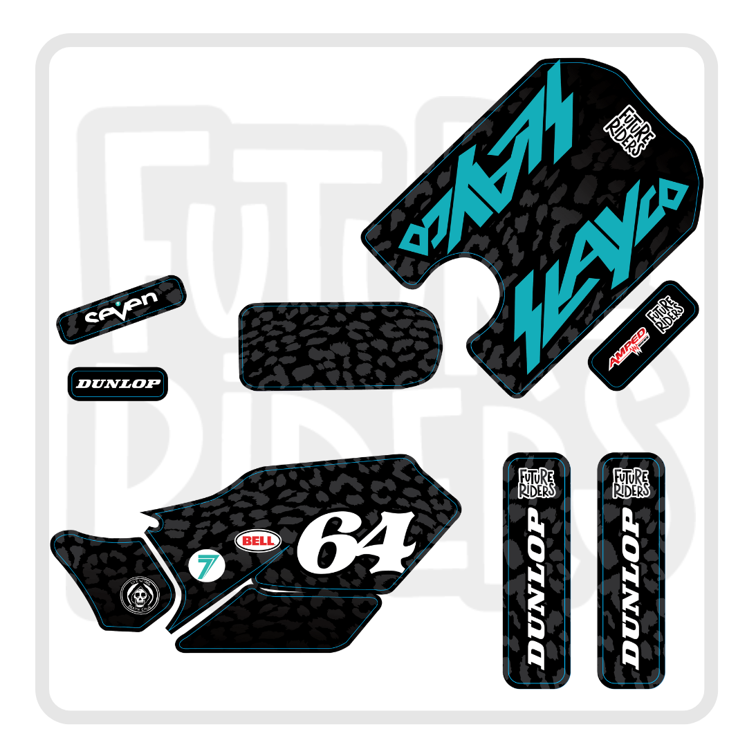 Amped A10 Graphics/Sticker Kit -Slayco Edition