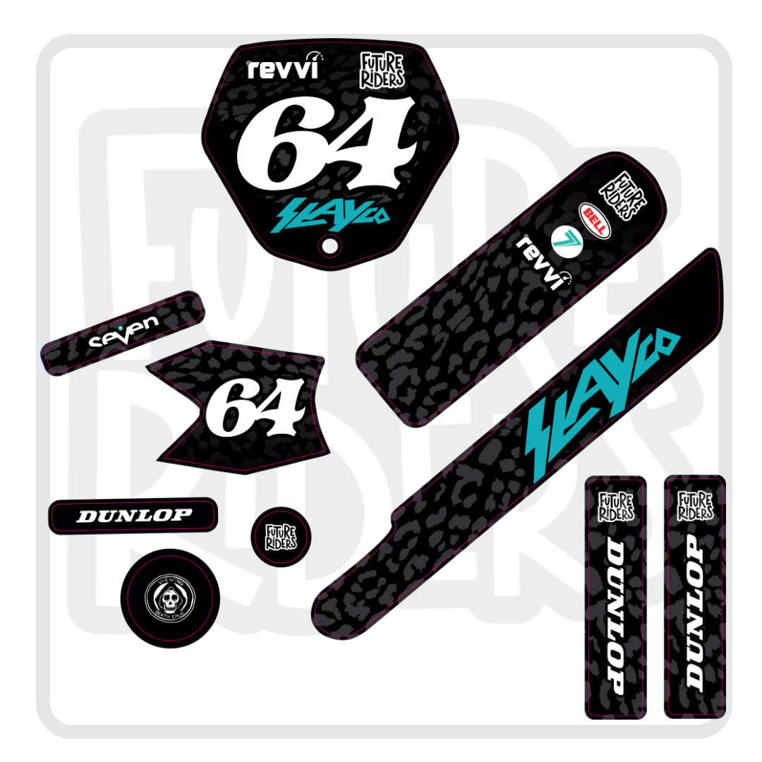 Revvi 16 Inch Graphics/Sticker Kit - Slayco Edition