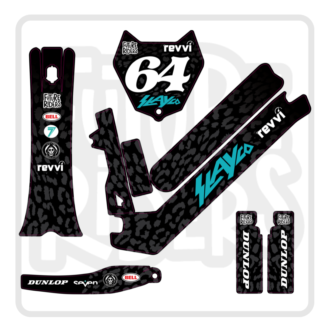Revvi 18 Inch - Graphics/Sticker Kit - Slayco Edition